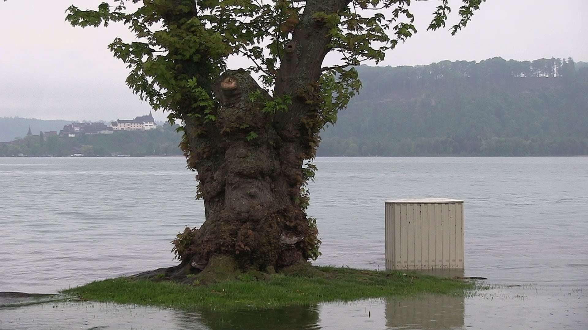 Lac de Bienne qui déborde à La Neuveville (CH) on Vimeo