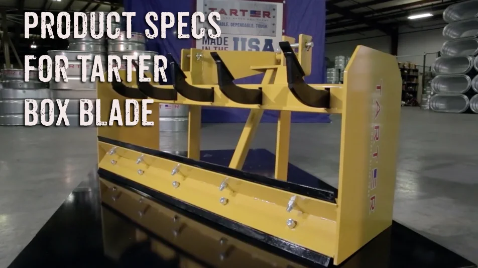 Product Showcase: Tarter's Box Blade on Vimeo