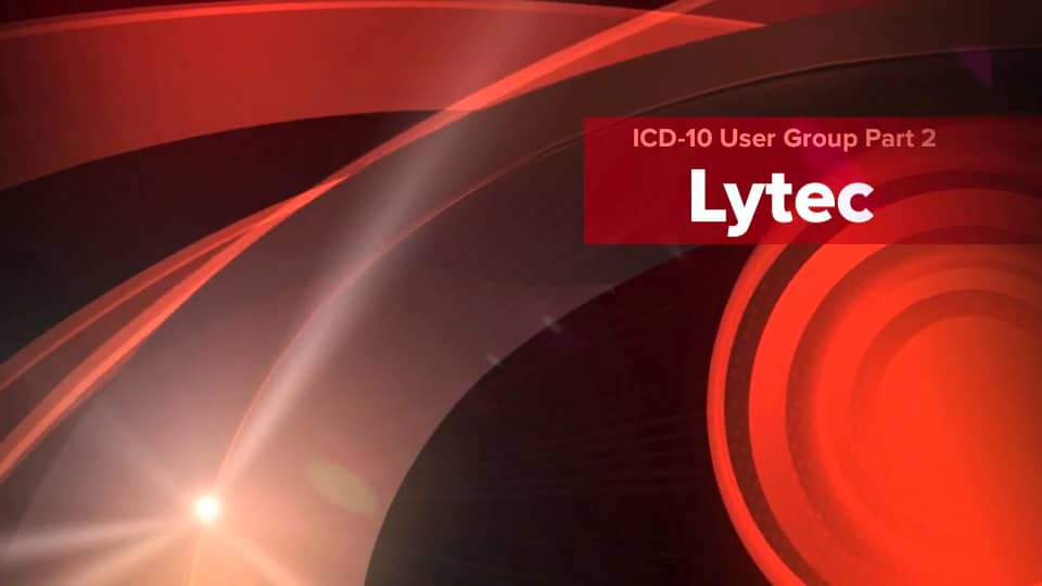 Lytec ICD-10 User Group Part 2 on Vimeo