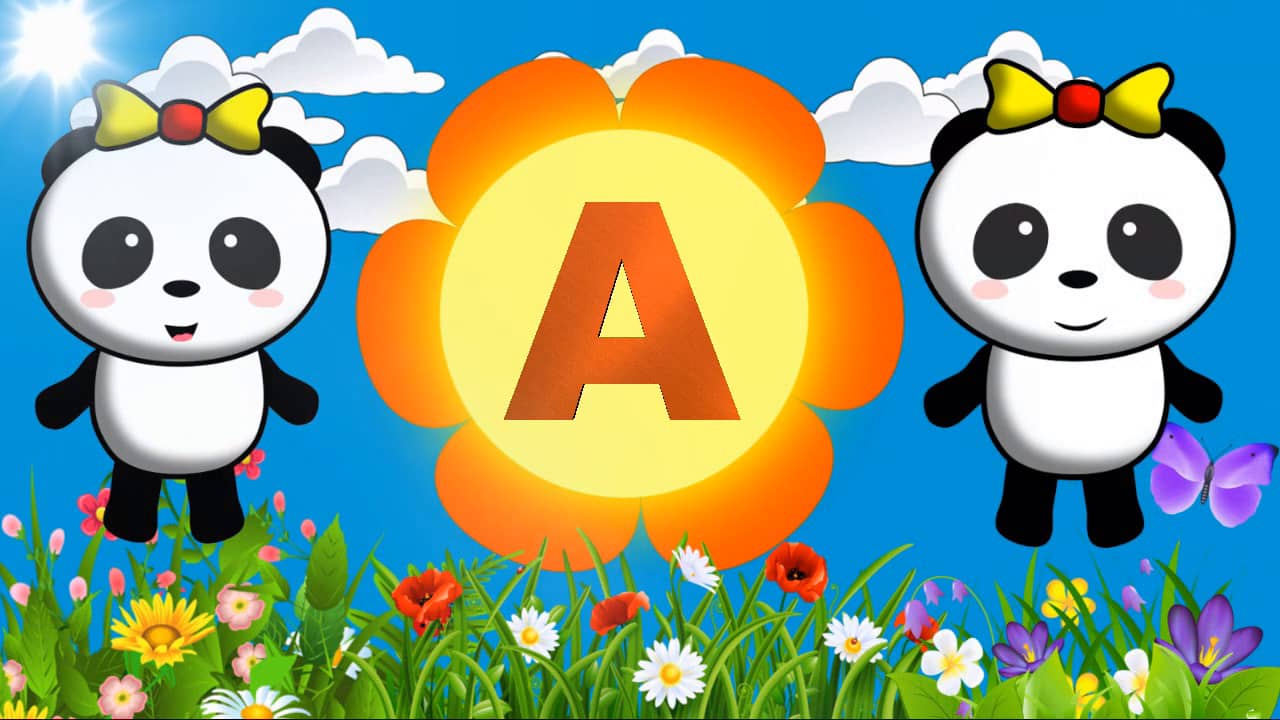 Panda ABC Song for Children | Nursery Rhymes Alphabet Song for Kids ...