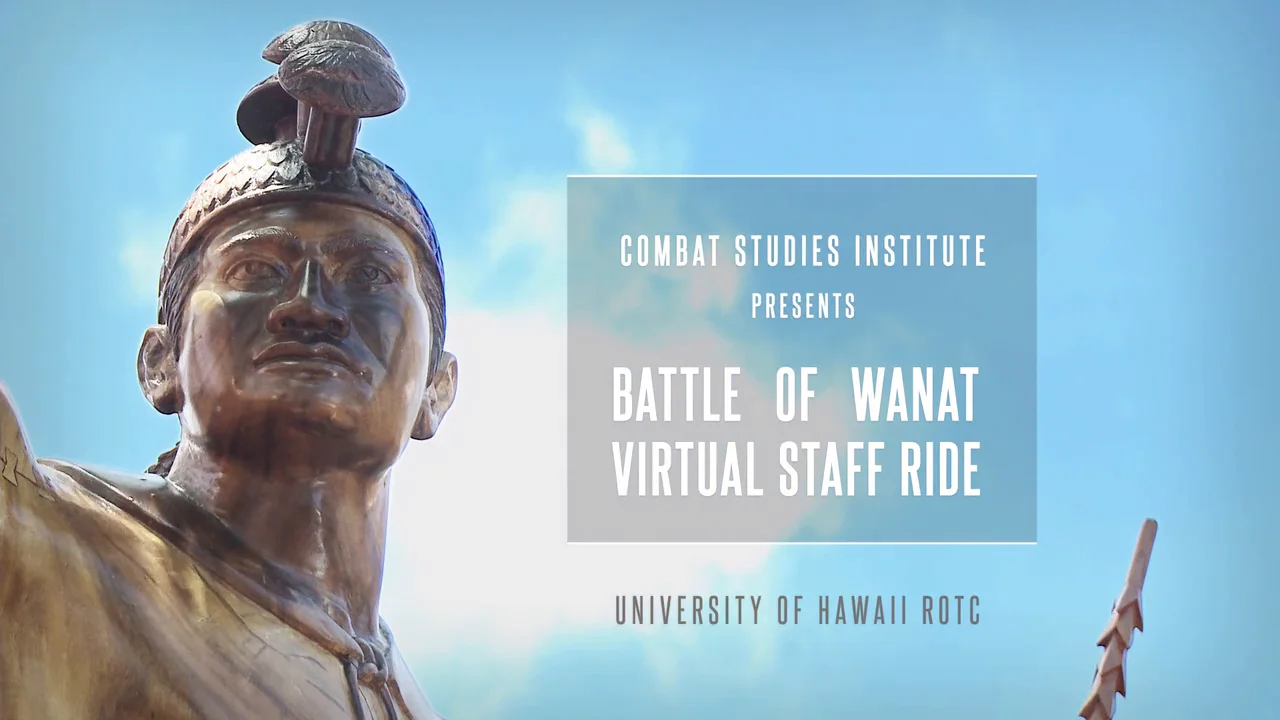 Virtual Staff Ride, Battle of Wanat, University of Hawaii ROTC, Combat ...