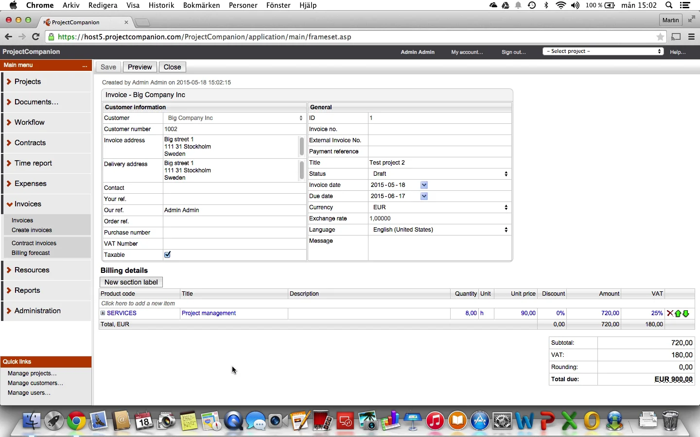 Business Project Management - Create invoices on Vimeo