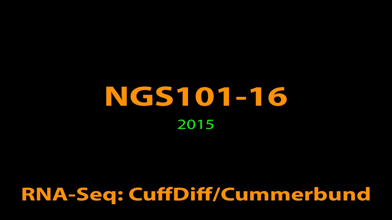 NGS101-16 RNA-Seq: Playing with CuffDiff output and Cummerbund to find ...