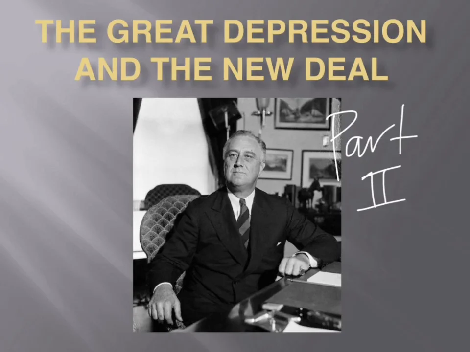 The Great Depression and the New Deal (Part II)