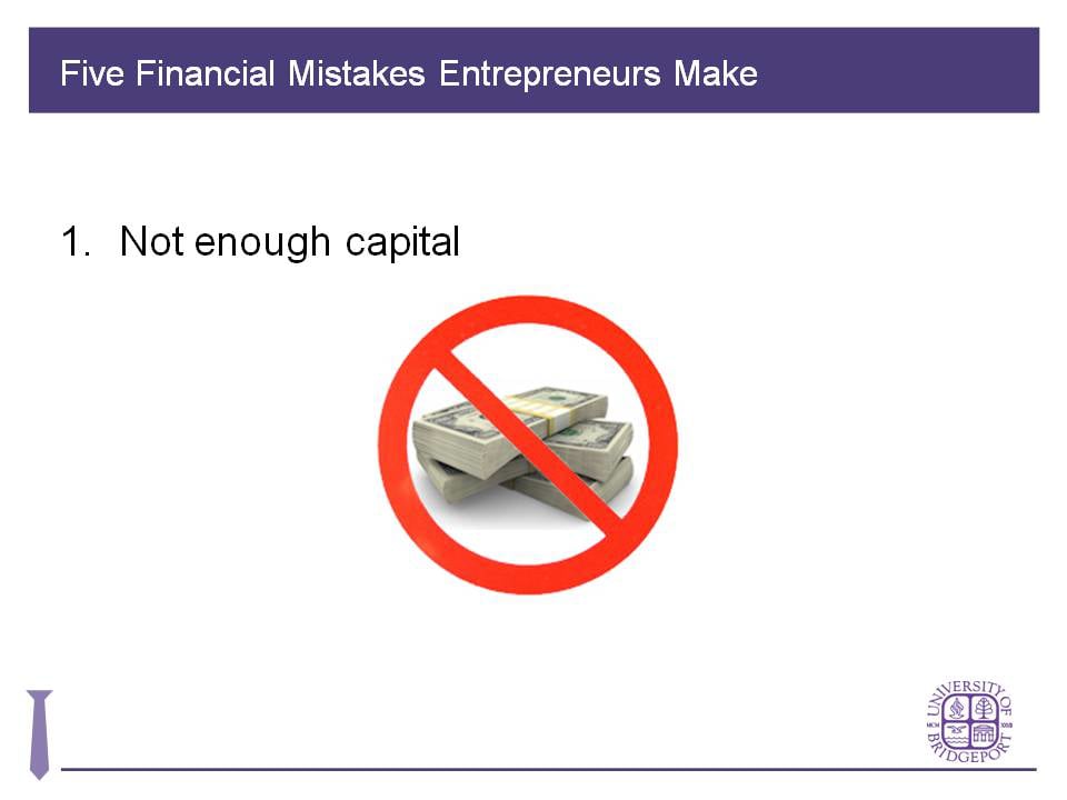 Entrepreneur Mistakes - Not enough capital (and how to avoid it) on Vimeo