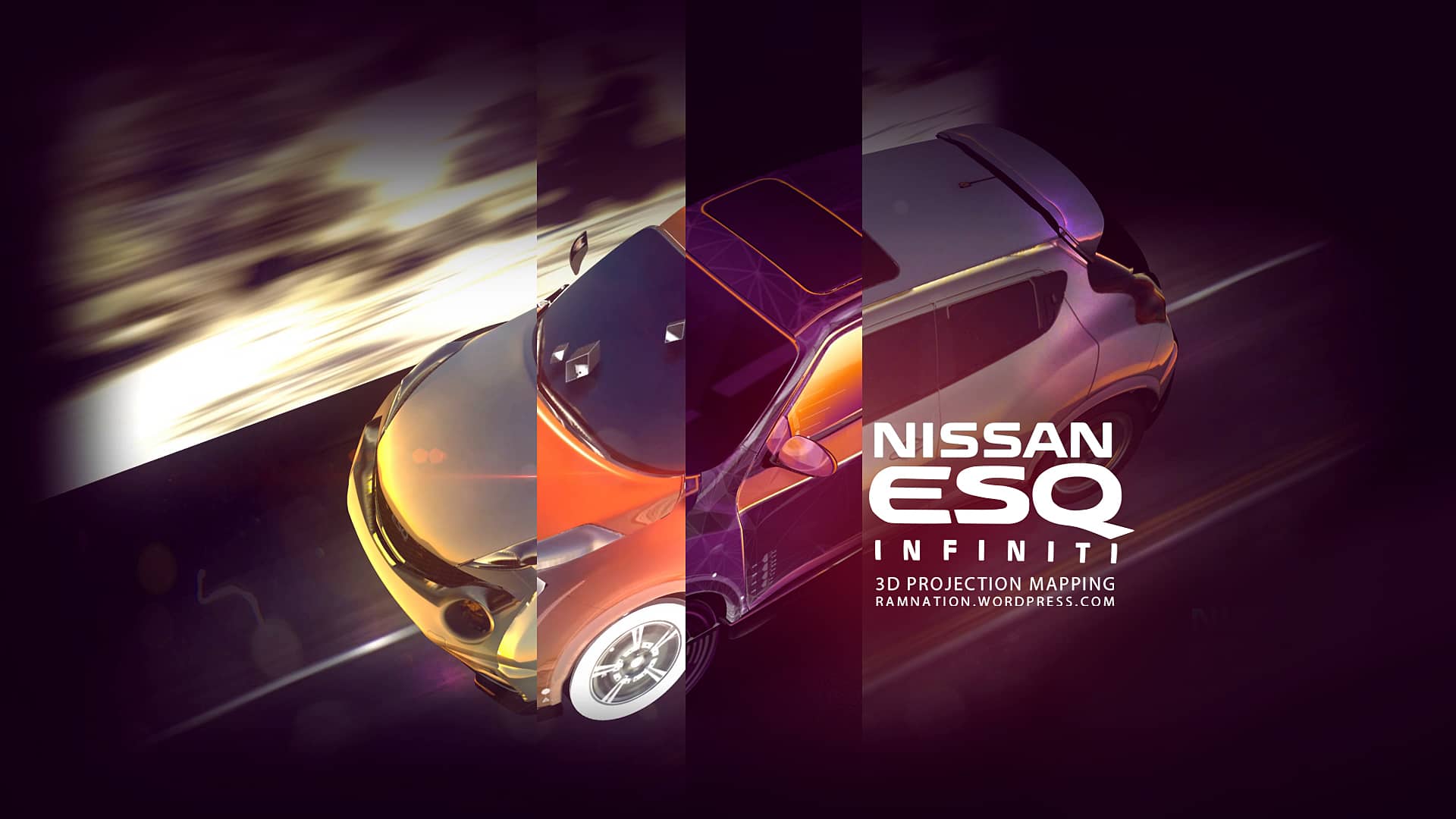3D PROJECTION MAPPING - NISSAN ESQ on Vimeo