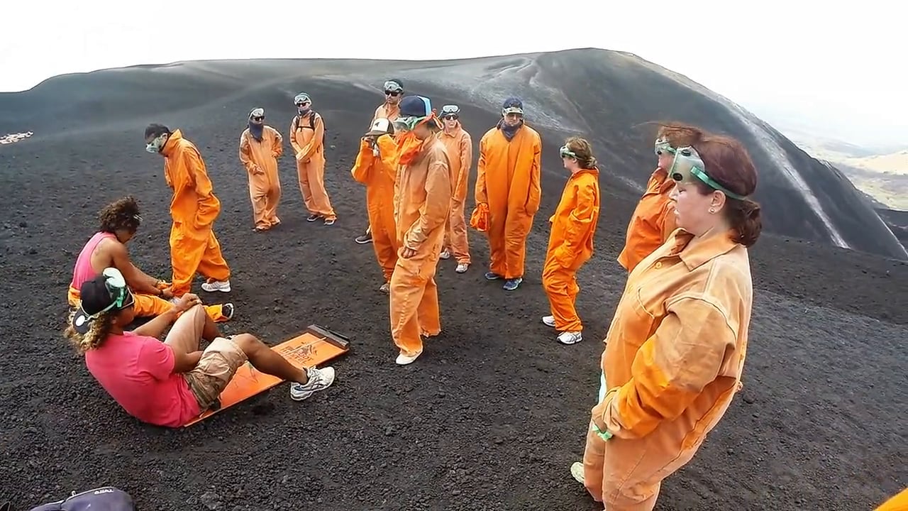 SLEDDING VOLCANO CERRO NEGRO MAY 2015 on Vimeo