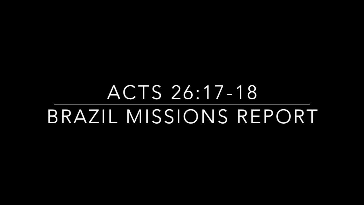 Brazil Missions Report on Vimeo