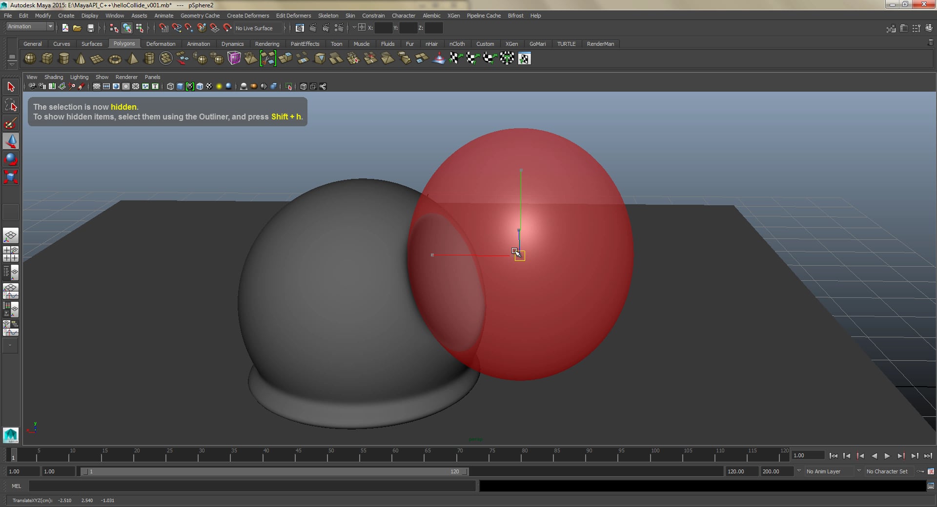 Maya C++ API - viewport collision objects on Vimeo