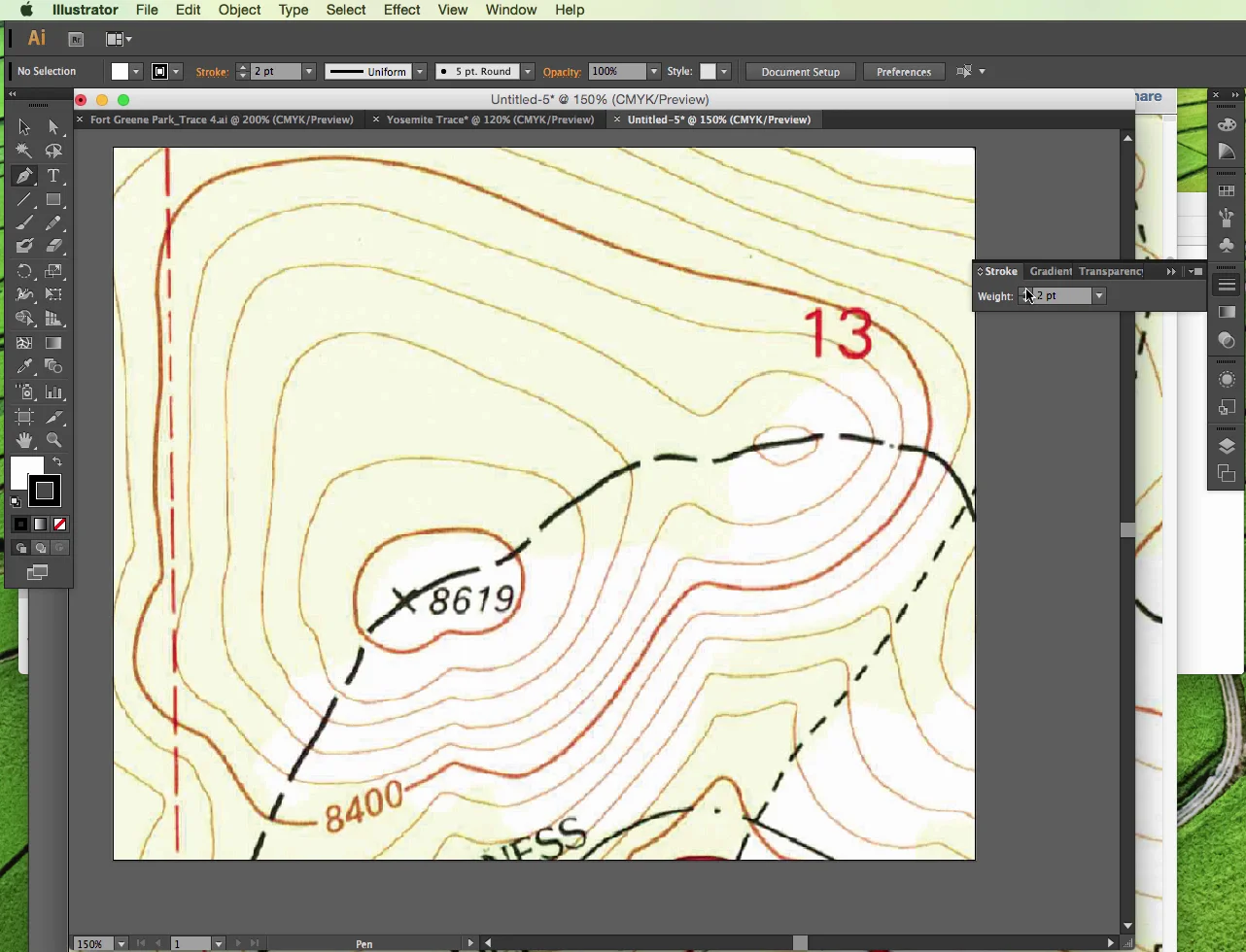 Topographic Map Project - Create Topo Map Traces in Illustrator on Vimeo