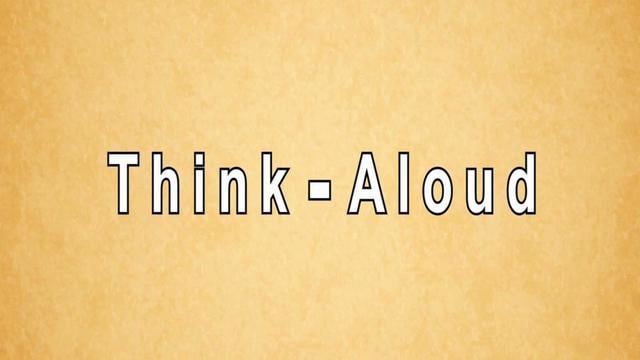 Model Think-Aloud strategy