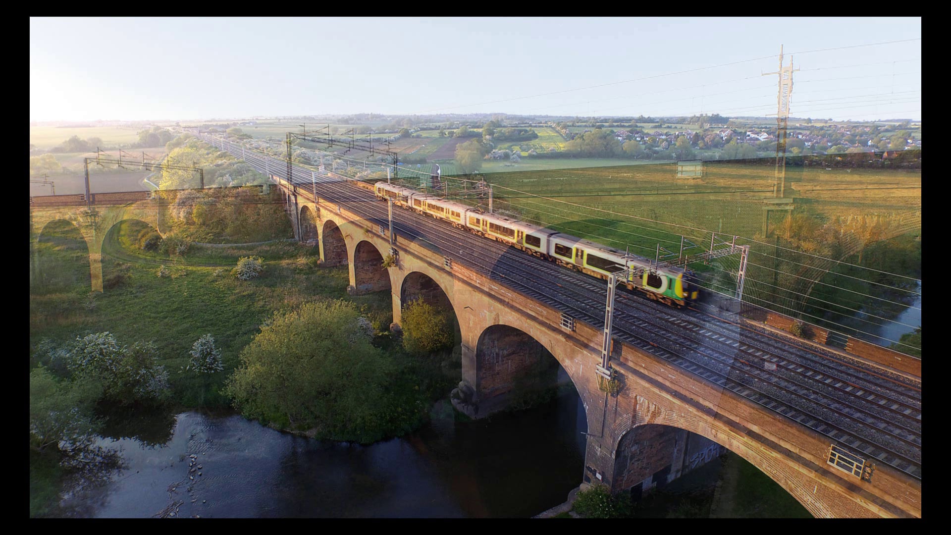 Aerial Video Wolverton Viaduct Milton Keynes, Dji Phantom 3 Pro on Vimeo