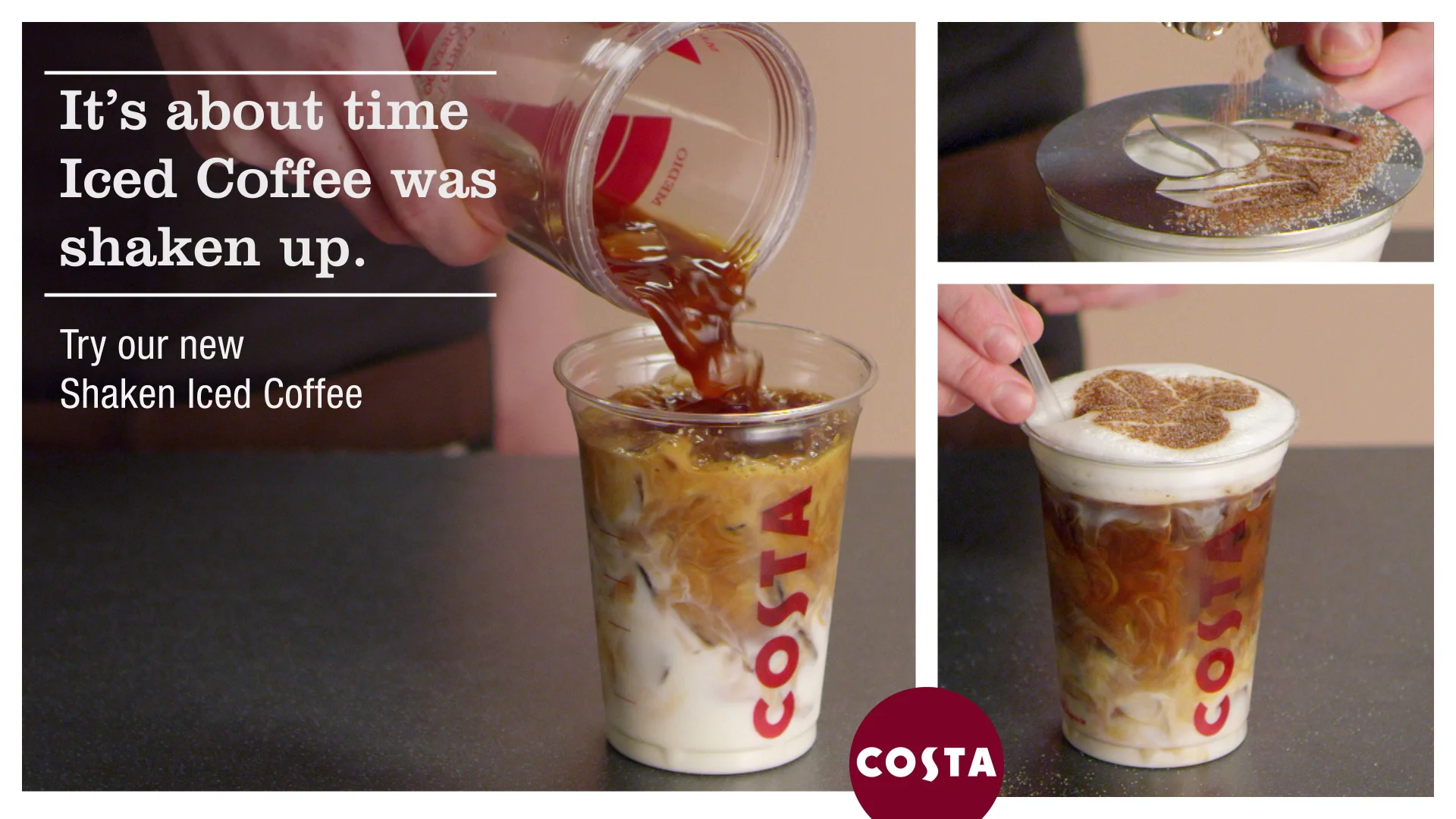 Costa Iced Coffee - DOOH on Vimeo