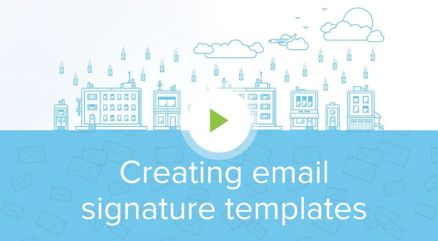 Creating email signature templates on Vimeo
