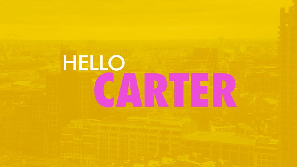 'Hello Carter' trailer on Vimeo