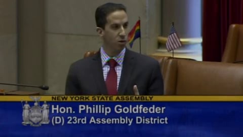 Assemblyman Phil Goldfeder introduction of Richard Altabe on Vimeo