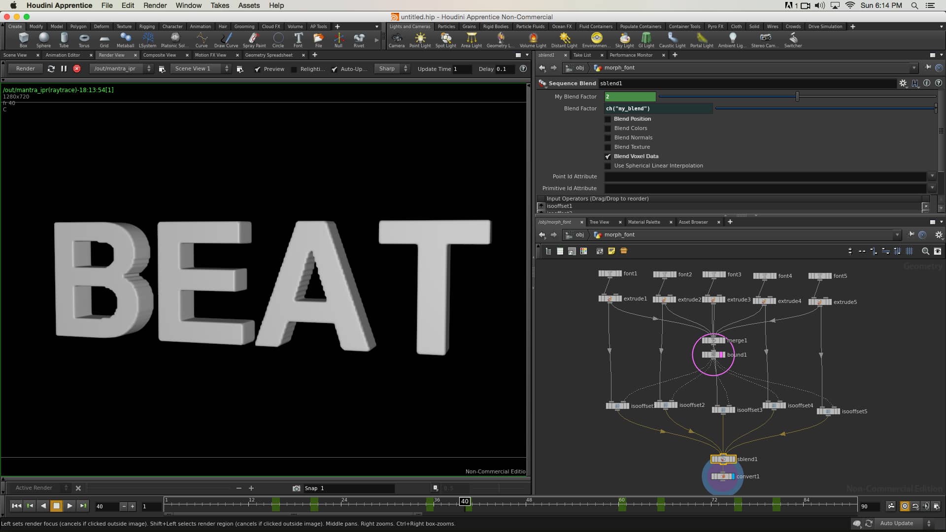[Houdini] Font Morph on Vimeo