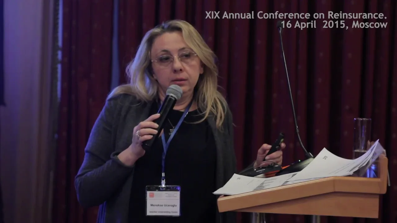 Menekse Ucaroglu. XIX Annual Reinsurance Conference 2015 in Moscow on Vimeo