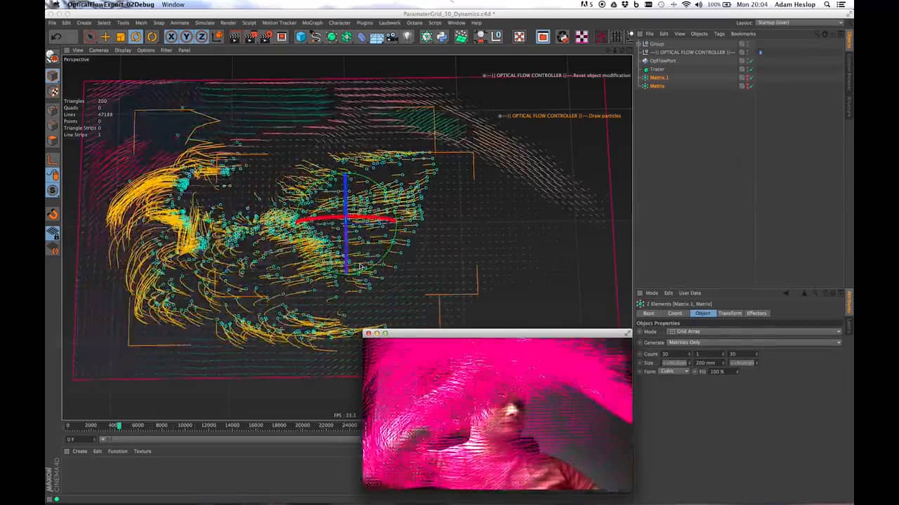 C4D Optical flow 2 - Particle control on Vimeo