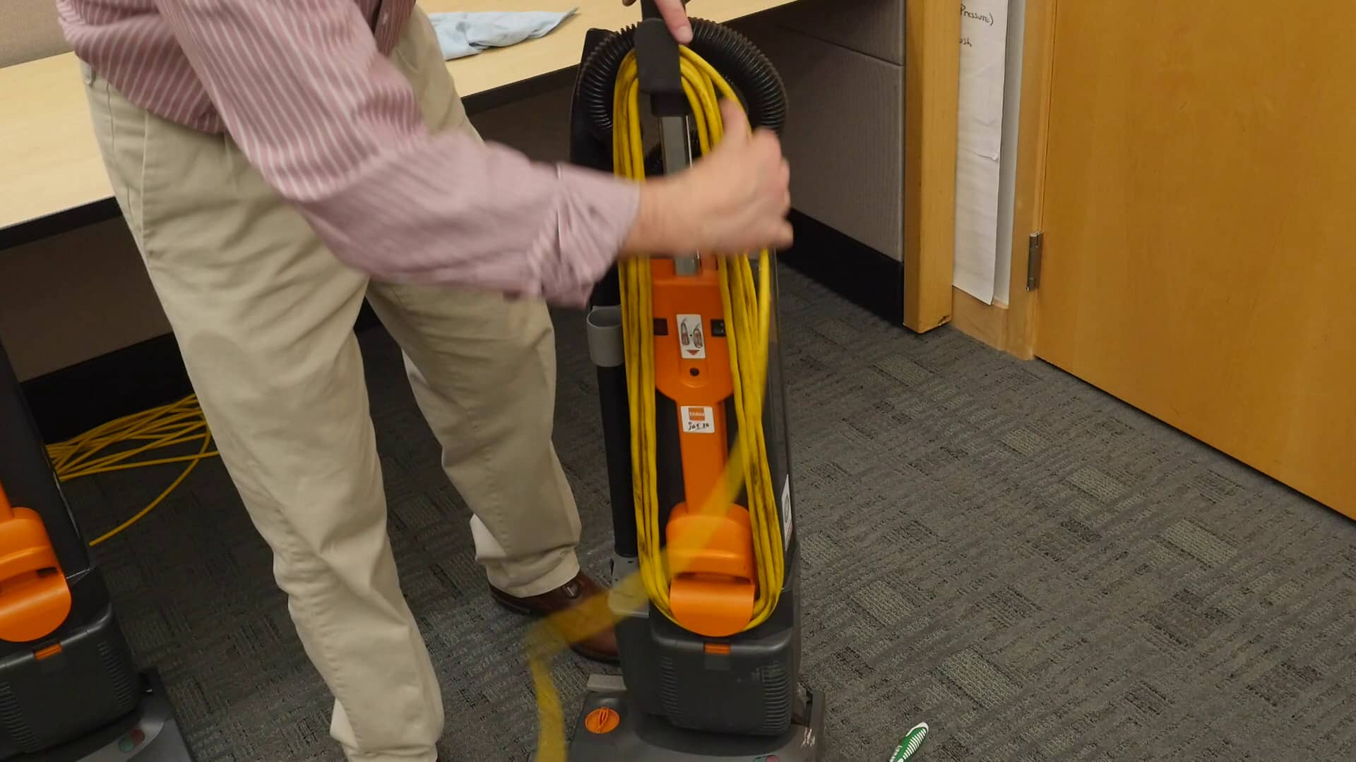 TASKI Jet 38/50 Upright Vacuum by Diversey Care on Vimeo