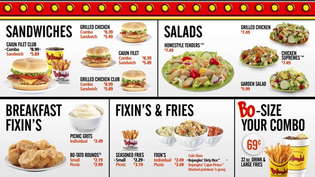 Bojangles Menu Boards on Vimeo