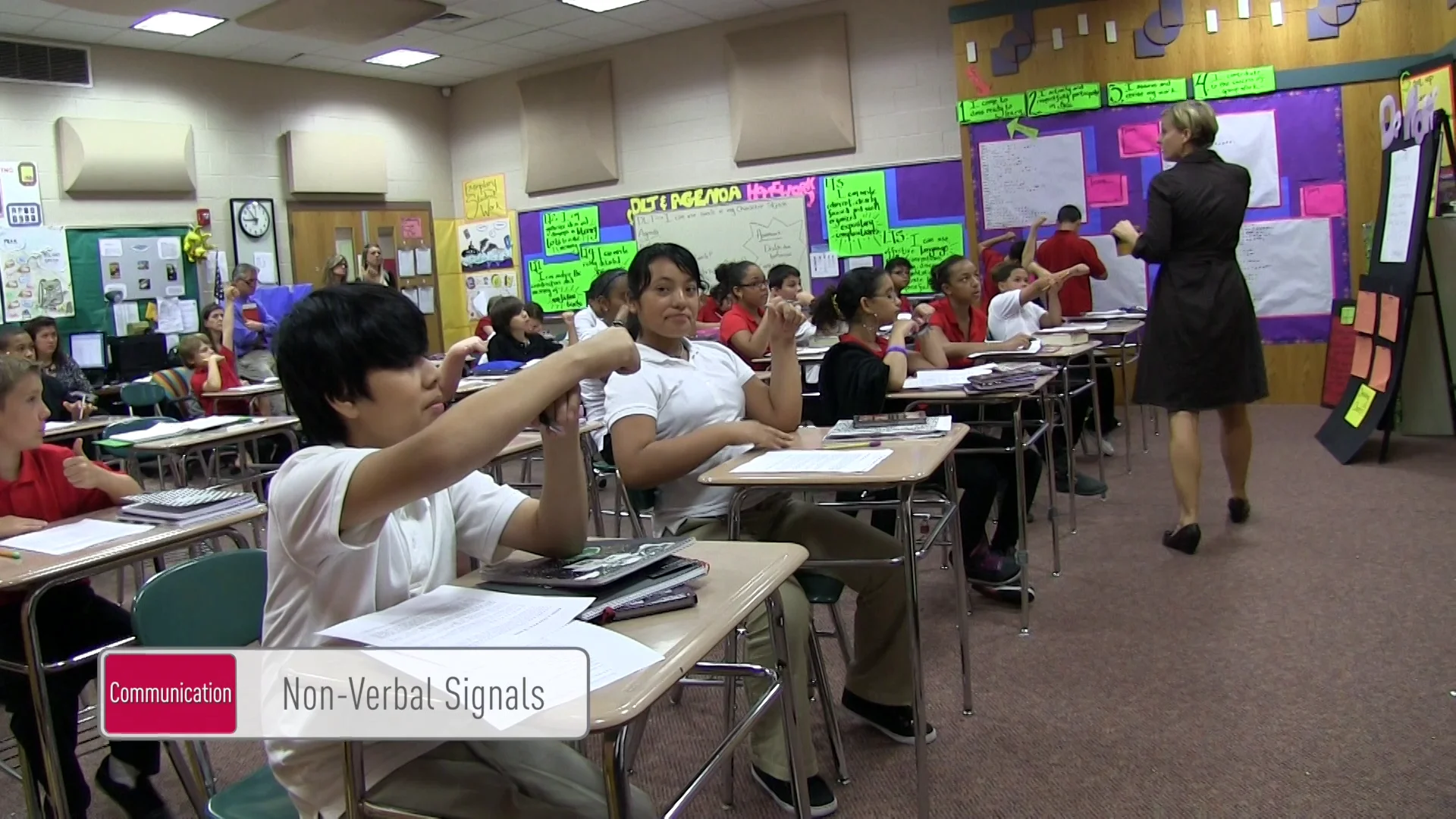 Nonverbal Signals: Management in the Active Classroom