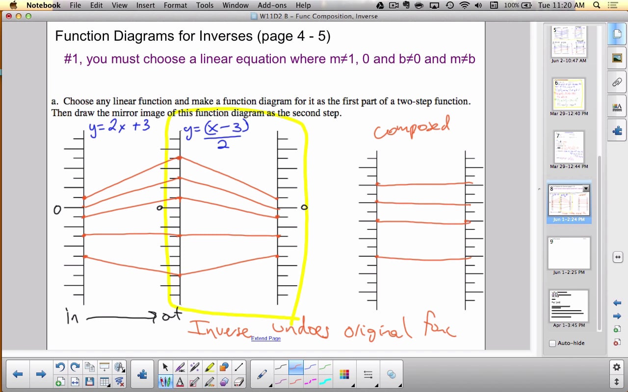 Using Function Diagrams to introduce Function Inverses on Vimeo