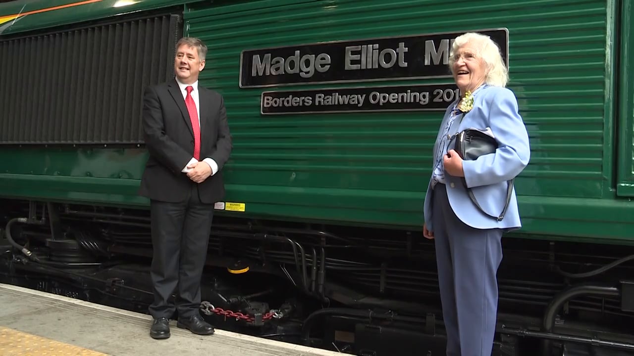 Madge Elliot Honoured in Locomotive Naming Ceremony on Vimeo