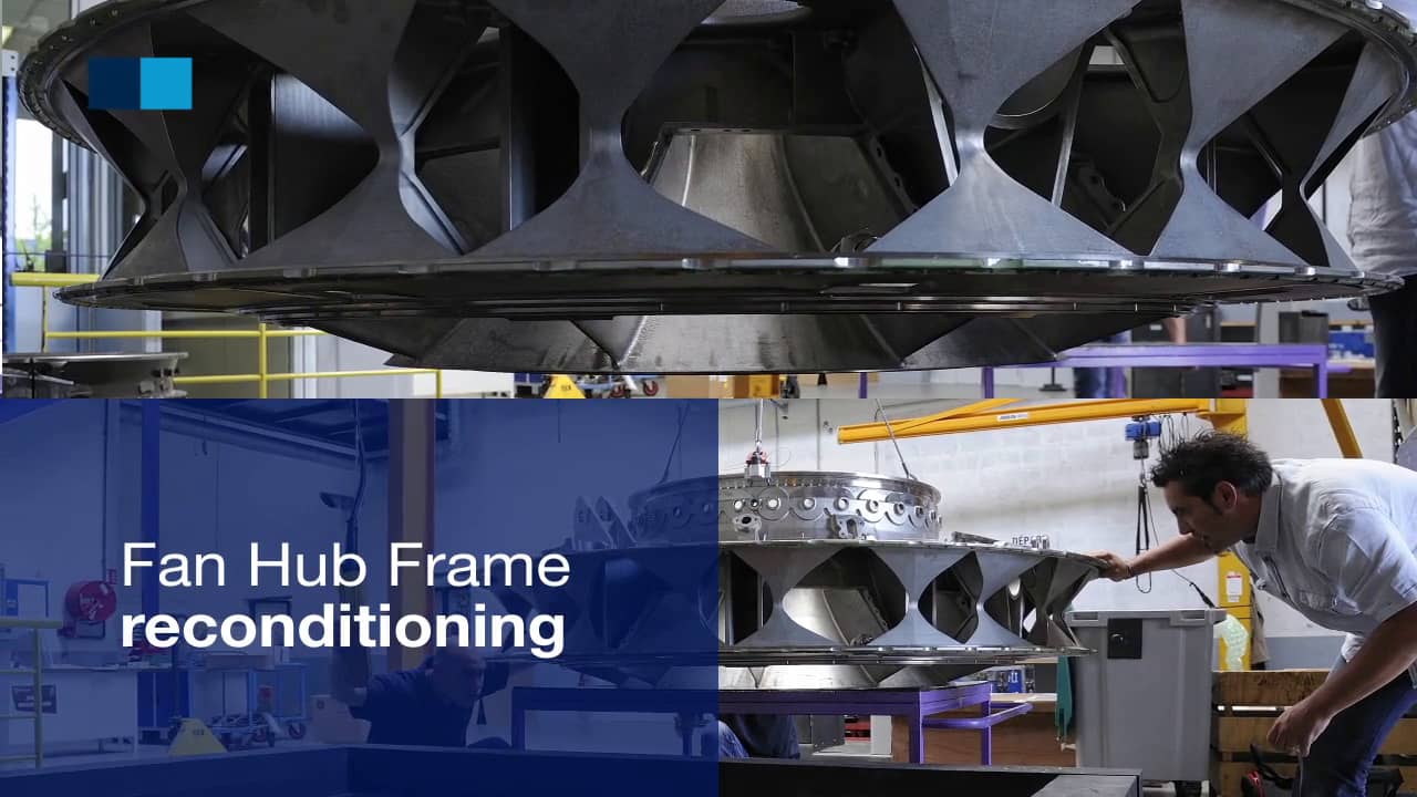 AFI KLM E&M - GE90-115 FAN HUB FRAME : Innovative salvage repair on Vimeo
