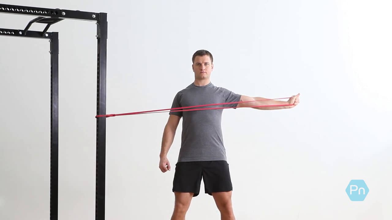 Men's Single-Arm Band Pull Apart on Vimeo