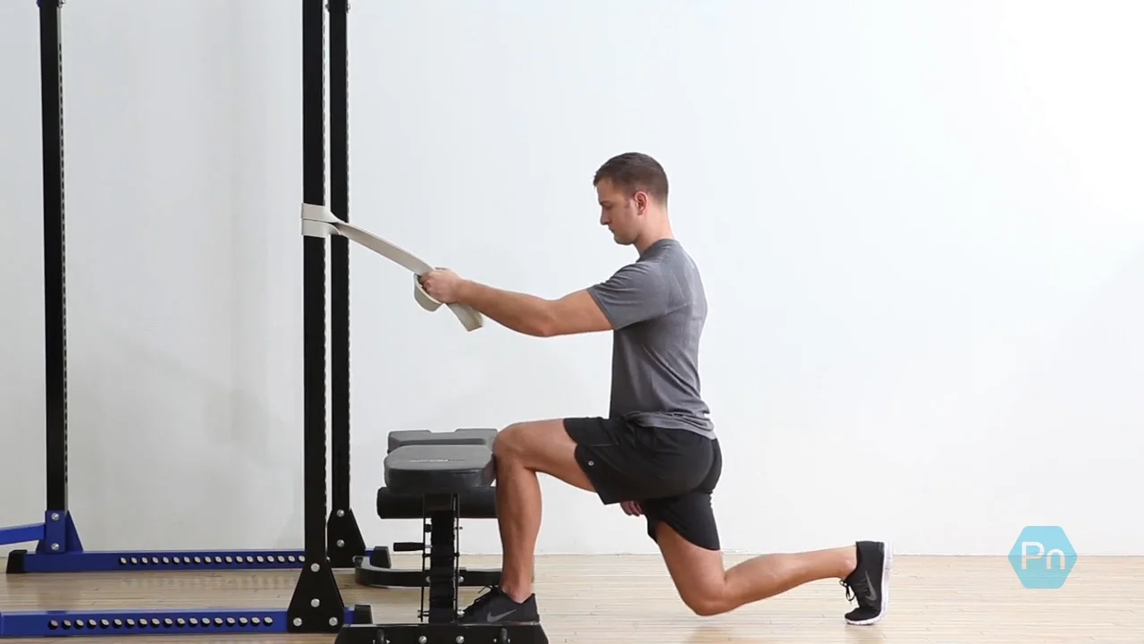 Men's Assisted Reverse Lunge with Blocked Knee on Vimeo