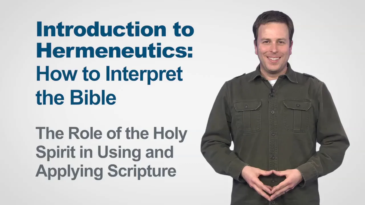 BIB121-Introduction to Hermeneutics: How to Interpret the Bible ...