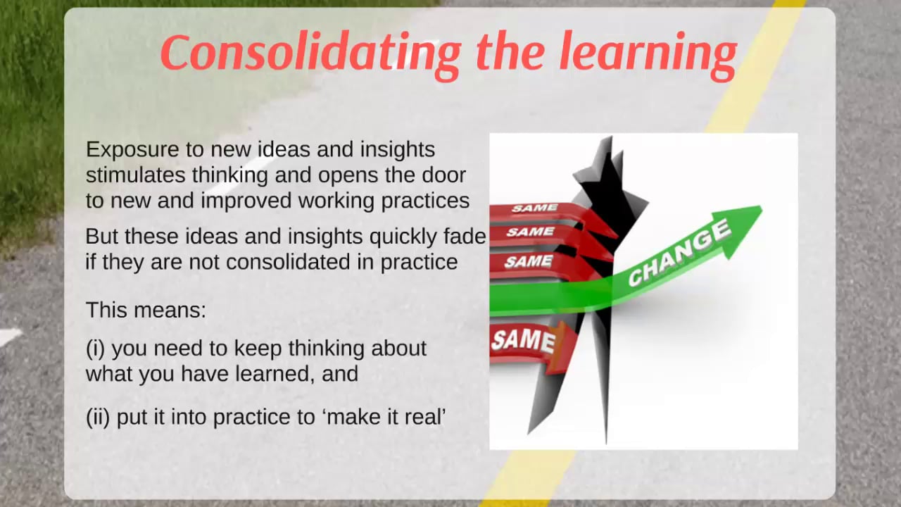 5-1 Consolidating the Learning on Vimeo