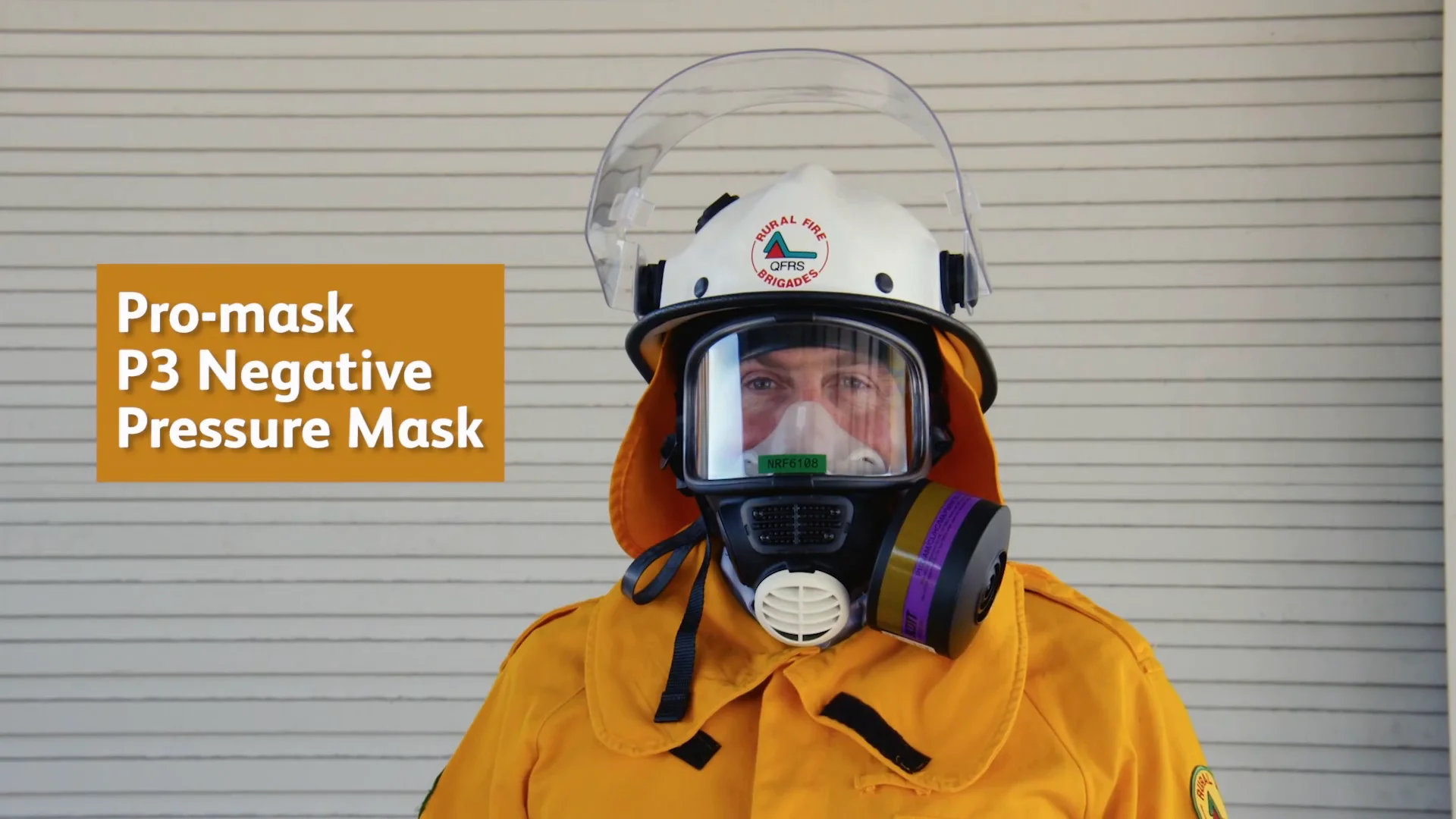 QFES RFS Pro-mask P3 Negative Pressure Mask Donning and Doffing on Vimeo