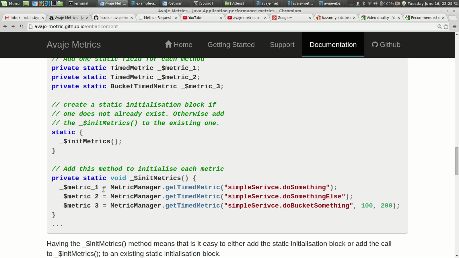 avaje-metrics-enhancement on Vimeo