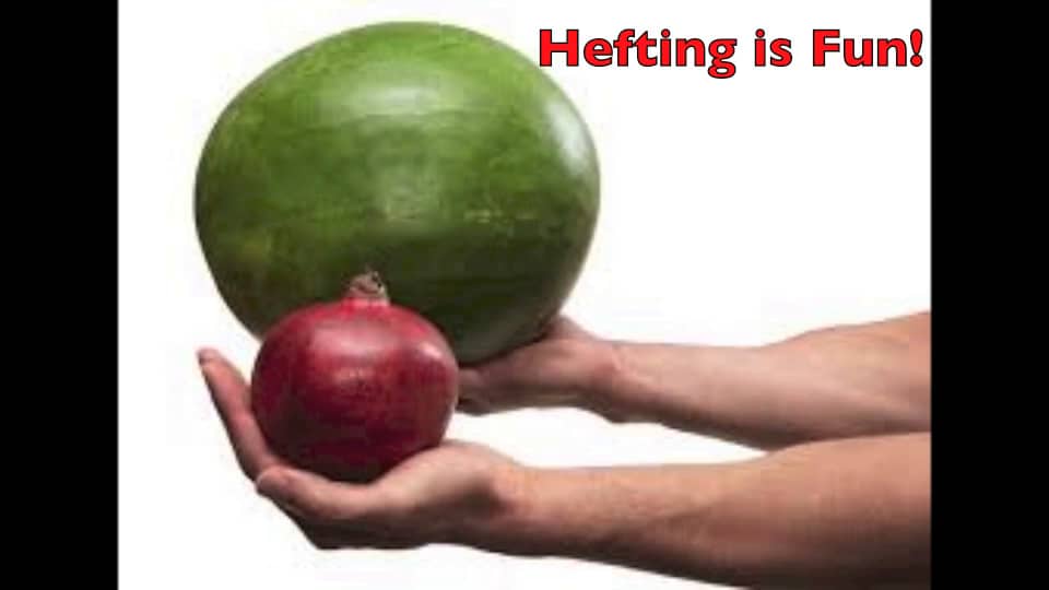 Hefting is Fun! on Vimeo