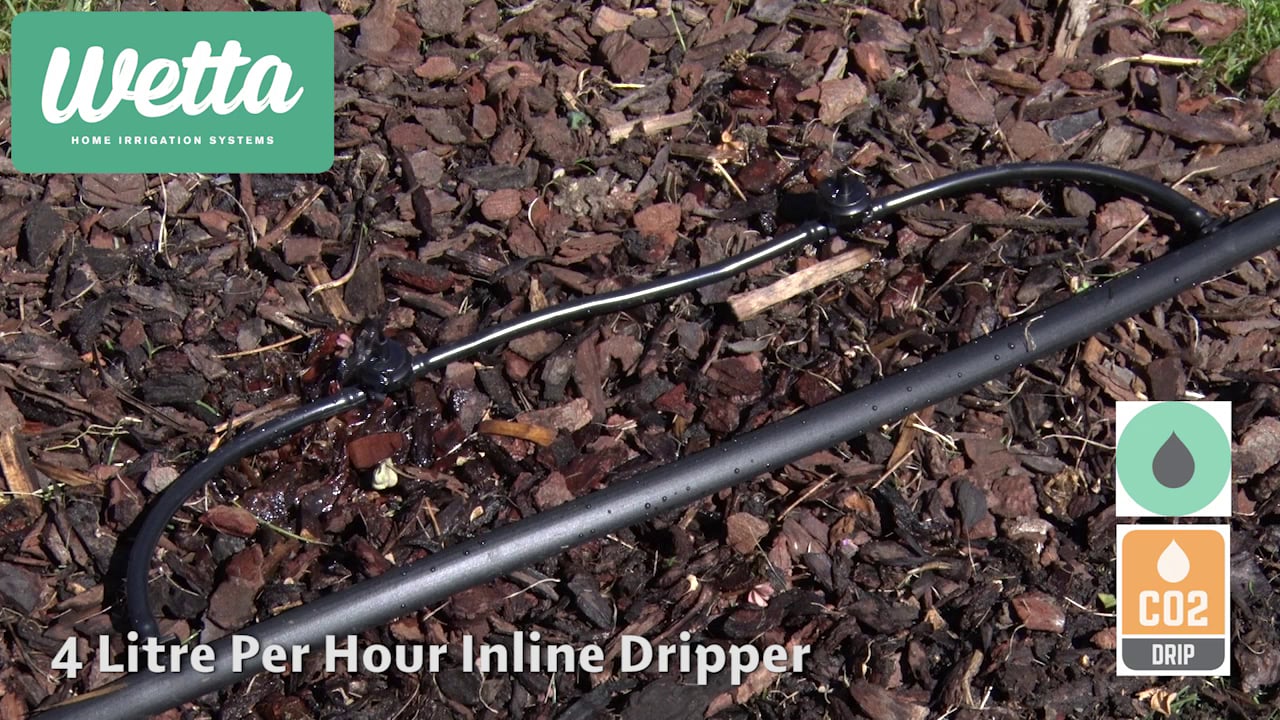 Wetta Micro 4 Litre Per Hour Inline Dripper on Vimeo