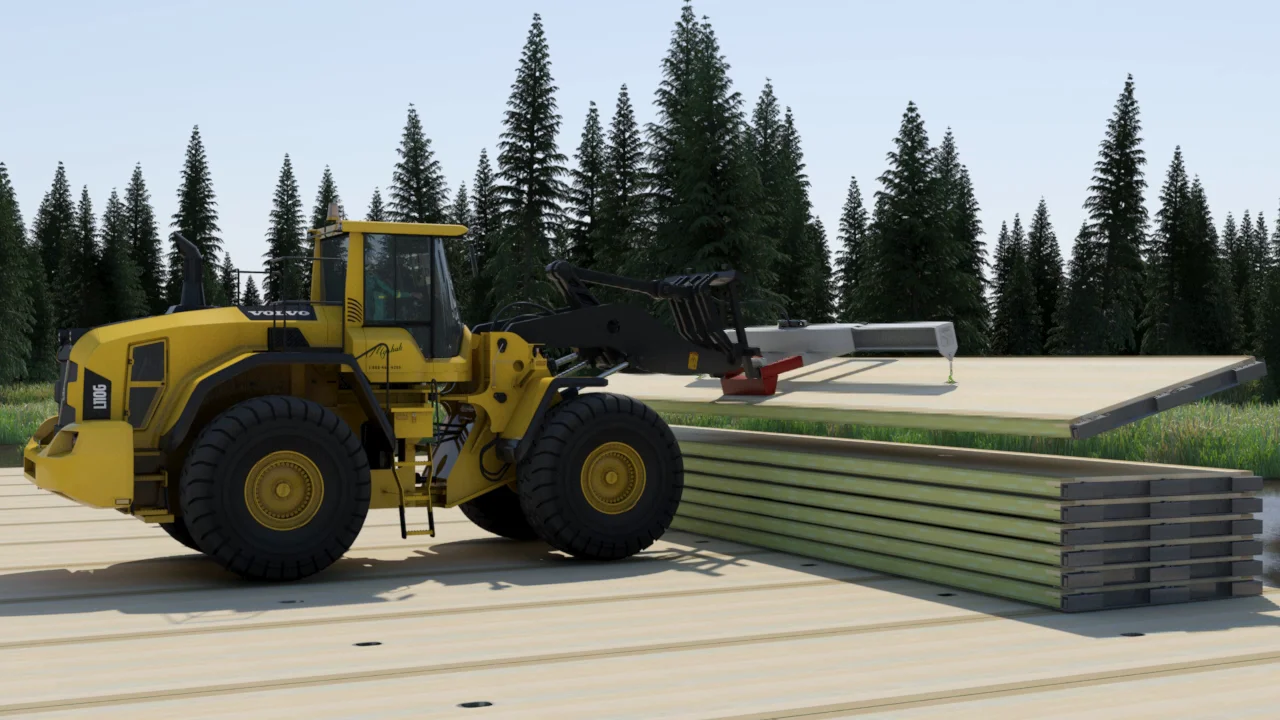 CLT 8x40 Rig Mats Installation on Vimeo