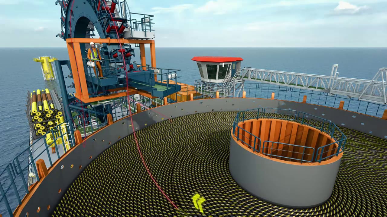 Offshore Wind - Cable-laying vessel Nexus - How does it work on Vimeo