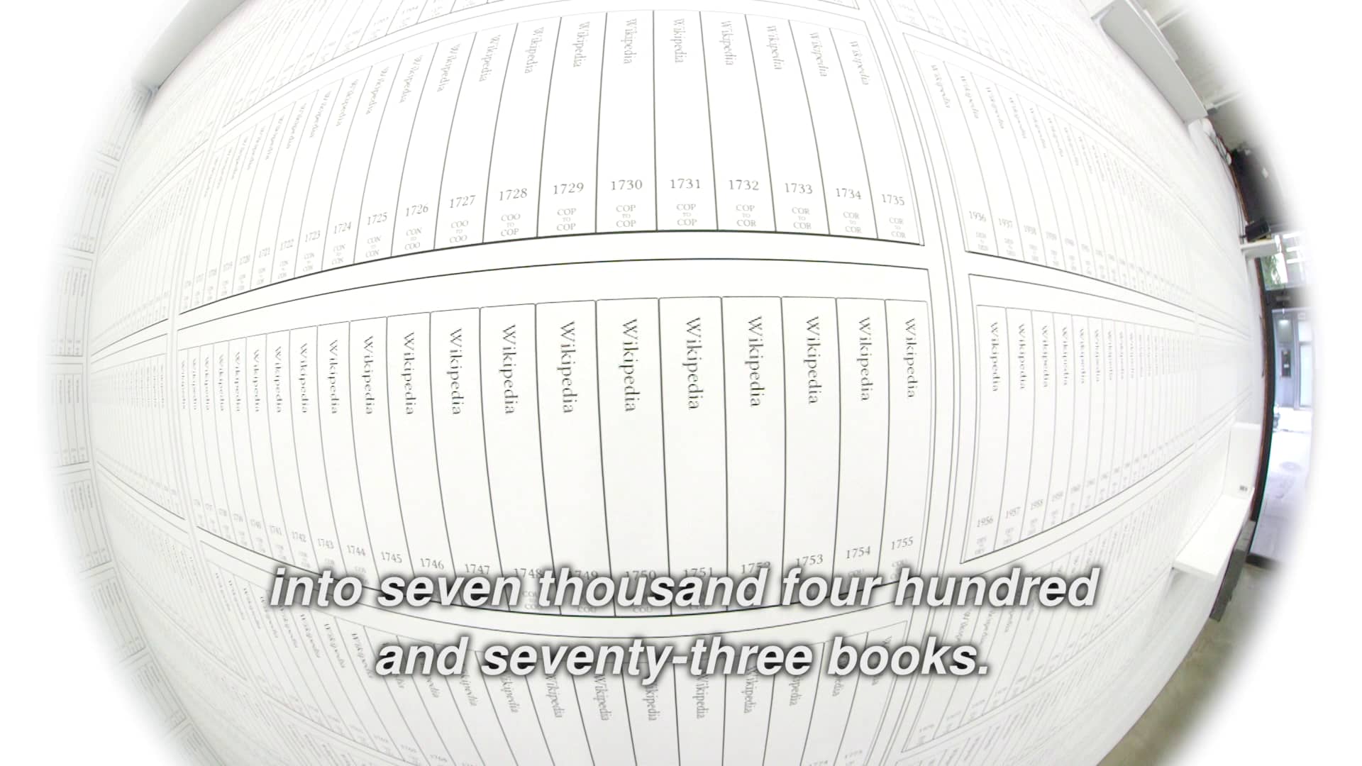 Print Wikipedia on Vimeo