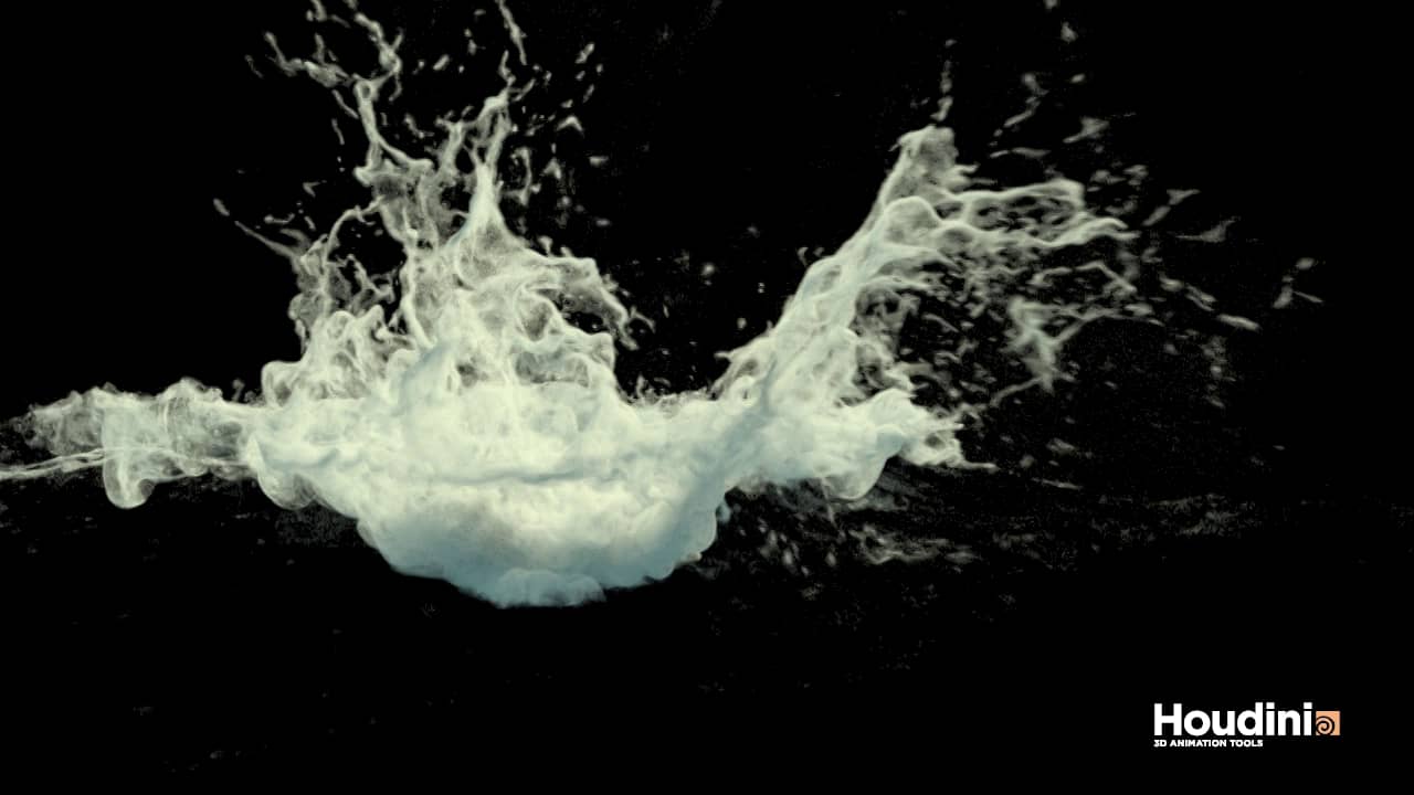 Houdini - FLIP Fluids - whitewater robotDrop on Vimeo
