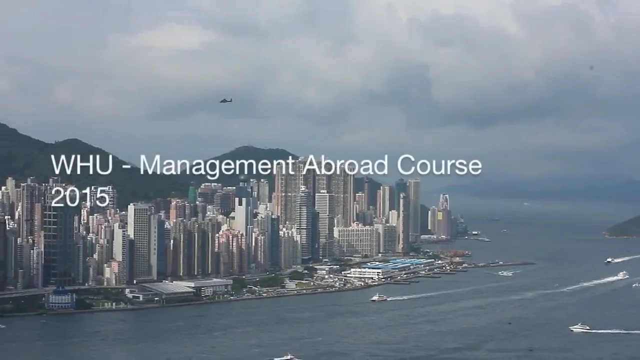 WHU - Management Abroad Course 2015