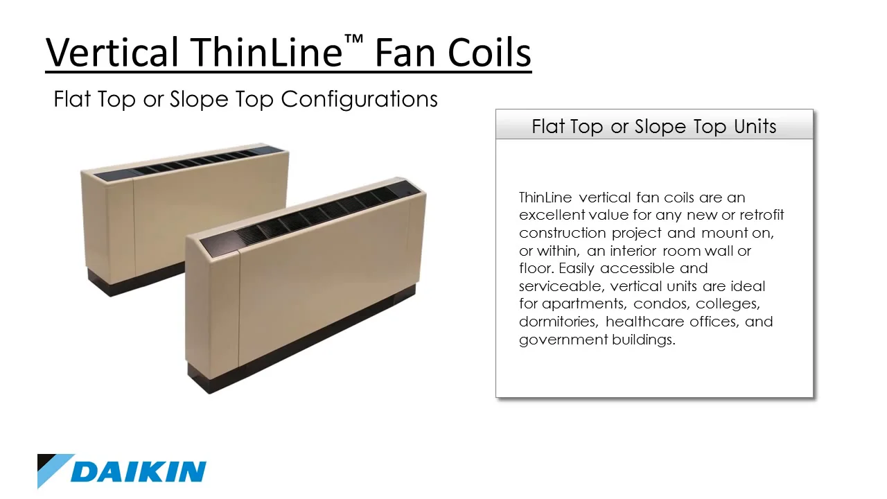 Daikin Applied - Daikin ThinLine™ Fan Coils on Vimeo