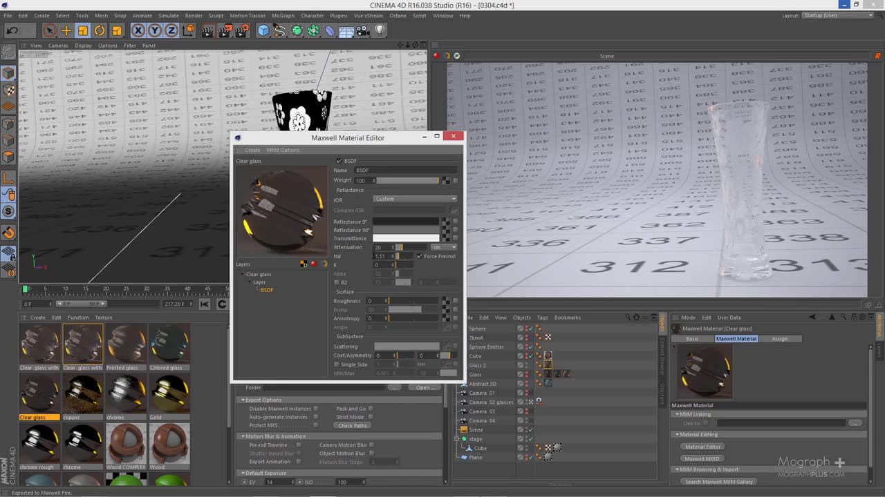 Tutorial No.32 : how to create transparent materials like glass and ...