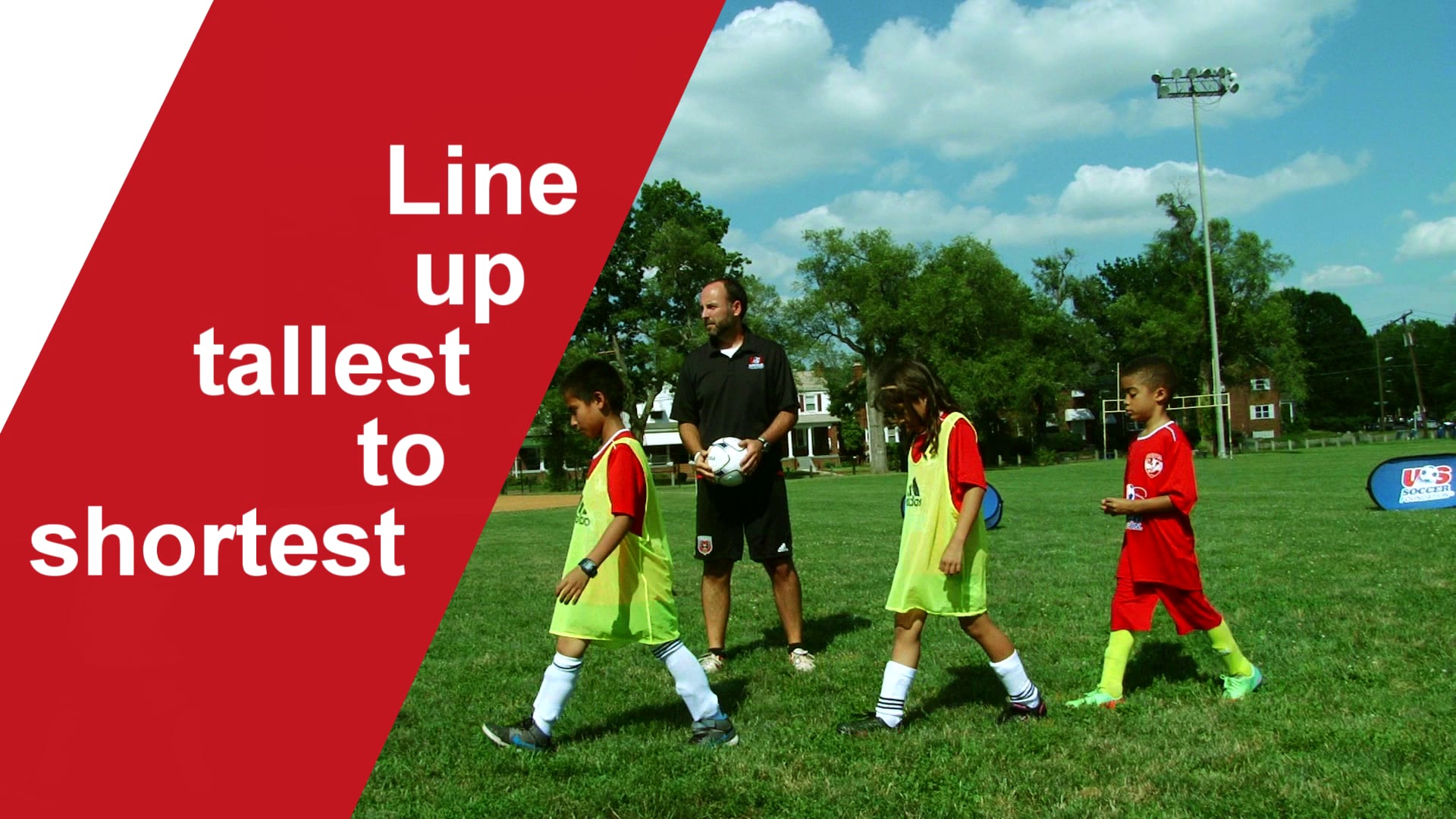 Line up tallest to shortest on Vimeo