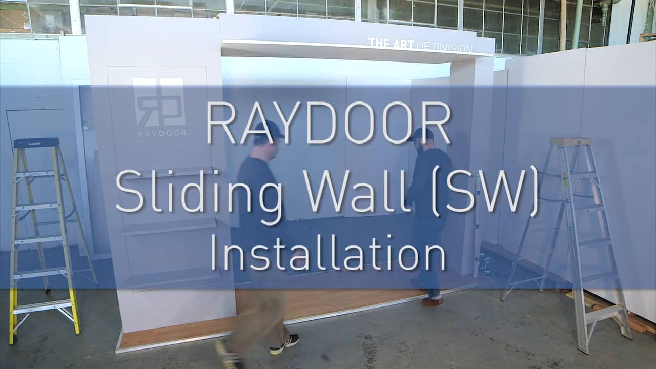How To Install A RAYDOOR Sliding Wall (SW) on Vimeo