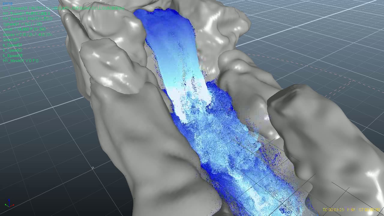 Waterfall RealFlow WIP on Vimeo