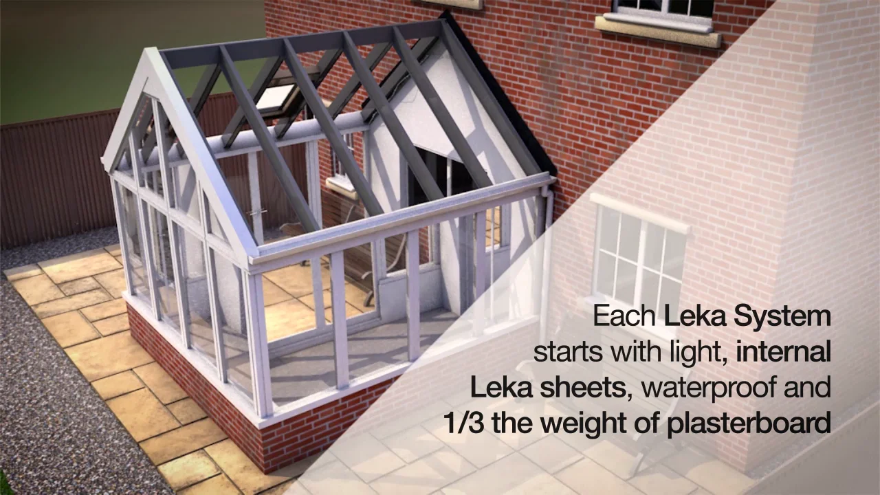 Leka Systems - Lightweight Conservatory Roofing on Vimeo