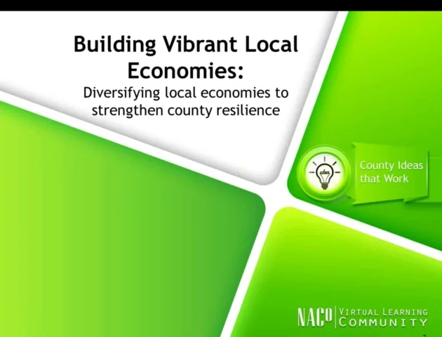 Diversifying Local Economies to Strengthen County Resilience