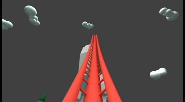 Low Poly Roller Coaster on Vimeo